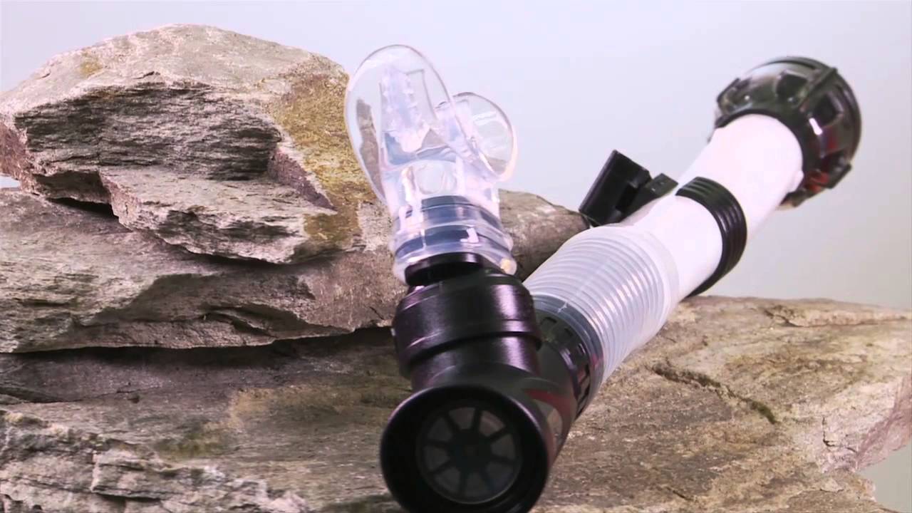 SCUBA LAB IST 3D Flex Dry Snorkel Product Demo - YouTube