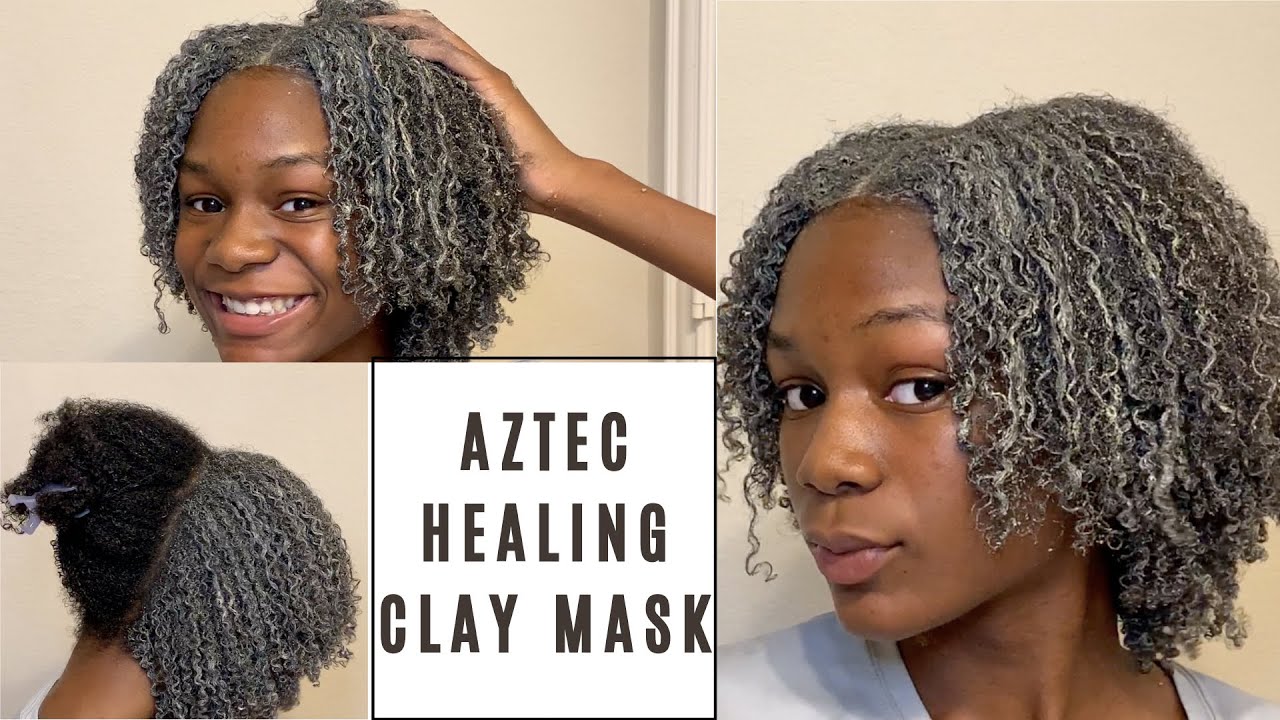 I Tried the Aztec Clay Mask on my Natural Hair and OMG😍... - YouTube