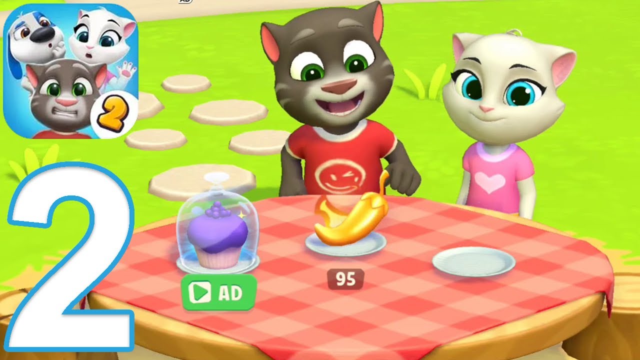 My Talking Tom Friends 2 - Gameplay Walkthrough Part 2 (iOS, Android ...