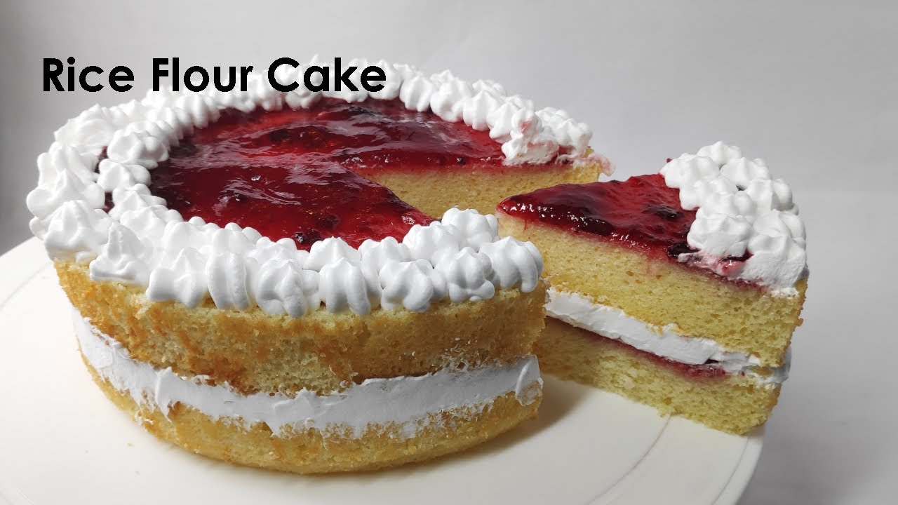 Rice Flour Cake | Gluten Free Sponge Cake | Soft and Moist Rice Flour ...
