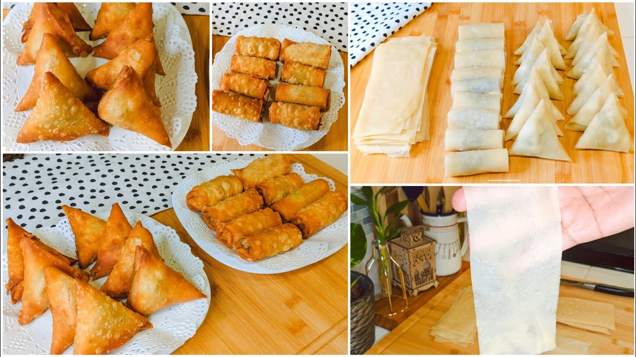 ሳምቡሳ ምስ መጠቕለሊኡ😍Sambosa sheets from scratch and filling|Leyla Channel ...