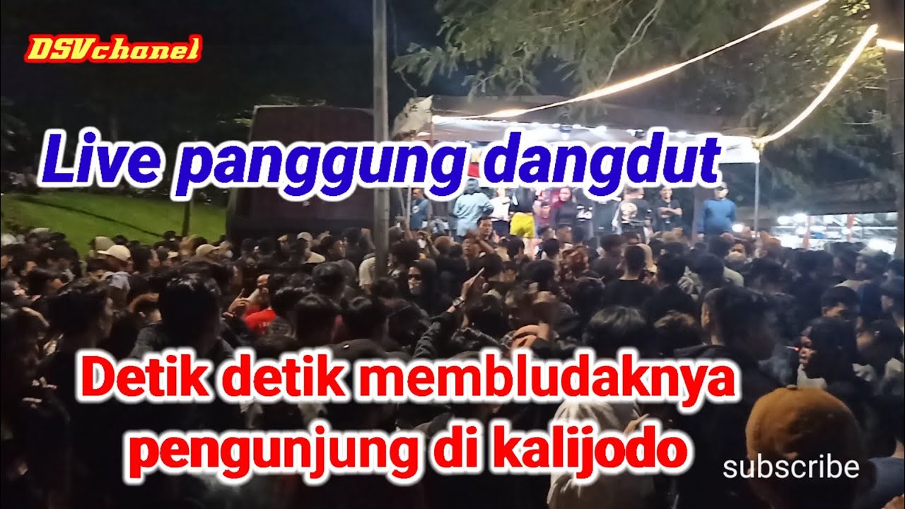 Live... panggung dangdut Kalijodo || penonton membanjiri taman Kalijodo ...