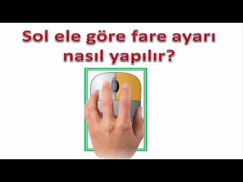 Sol el için fare ayarı nasıl yapılır (Mouse for Left Hand)