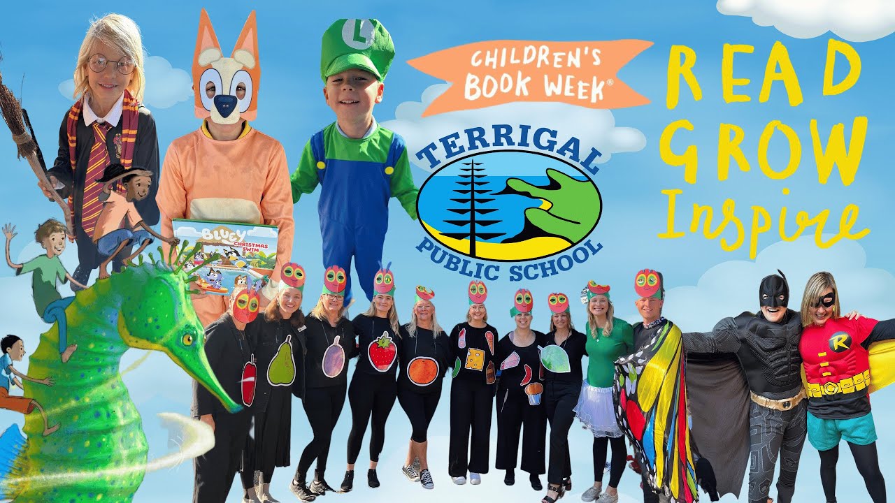 BOOK WEEK PARADE // 2023 "Dream, Grow, Inspire" - YouTube