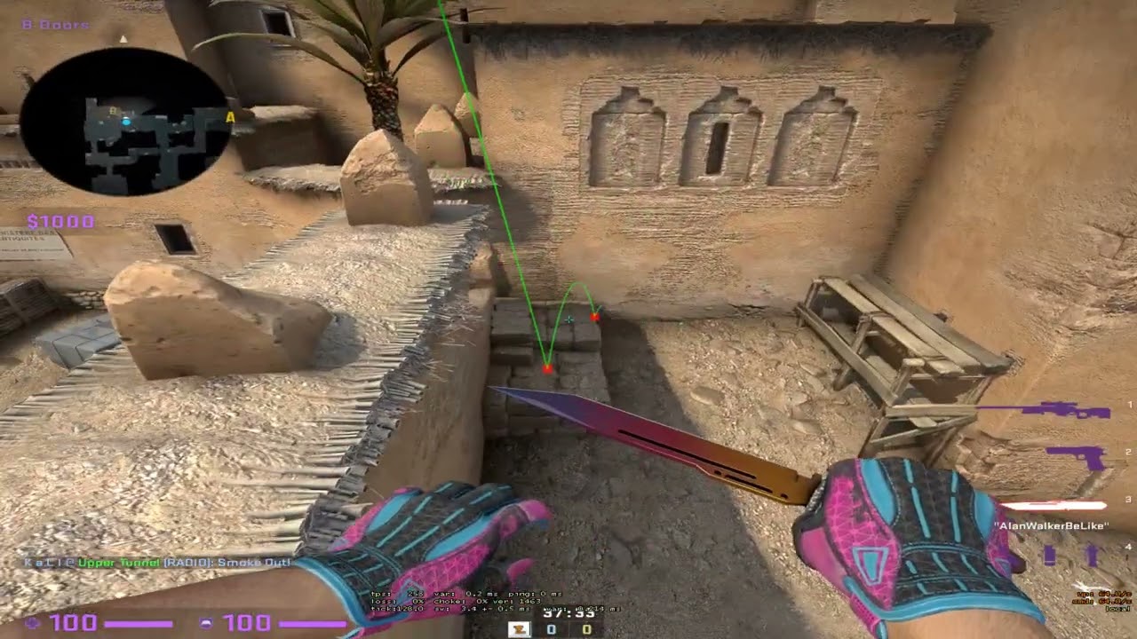 Window Smoke, B Site Dust 2 - YouTube