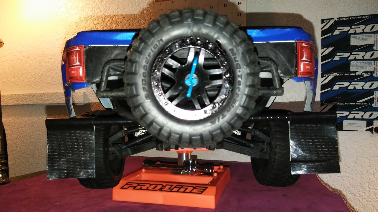 DIY Mudflap Bar & Rear Spare Tire on Traxxas Slash 2wd - YouTube