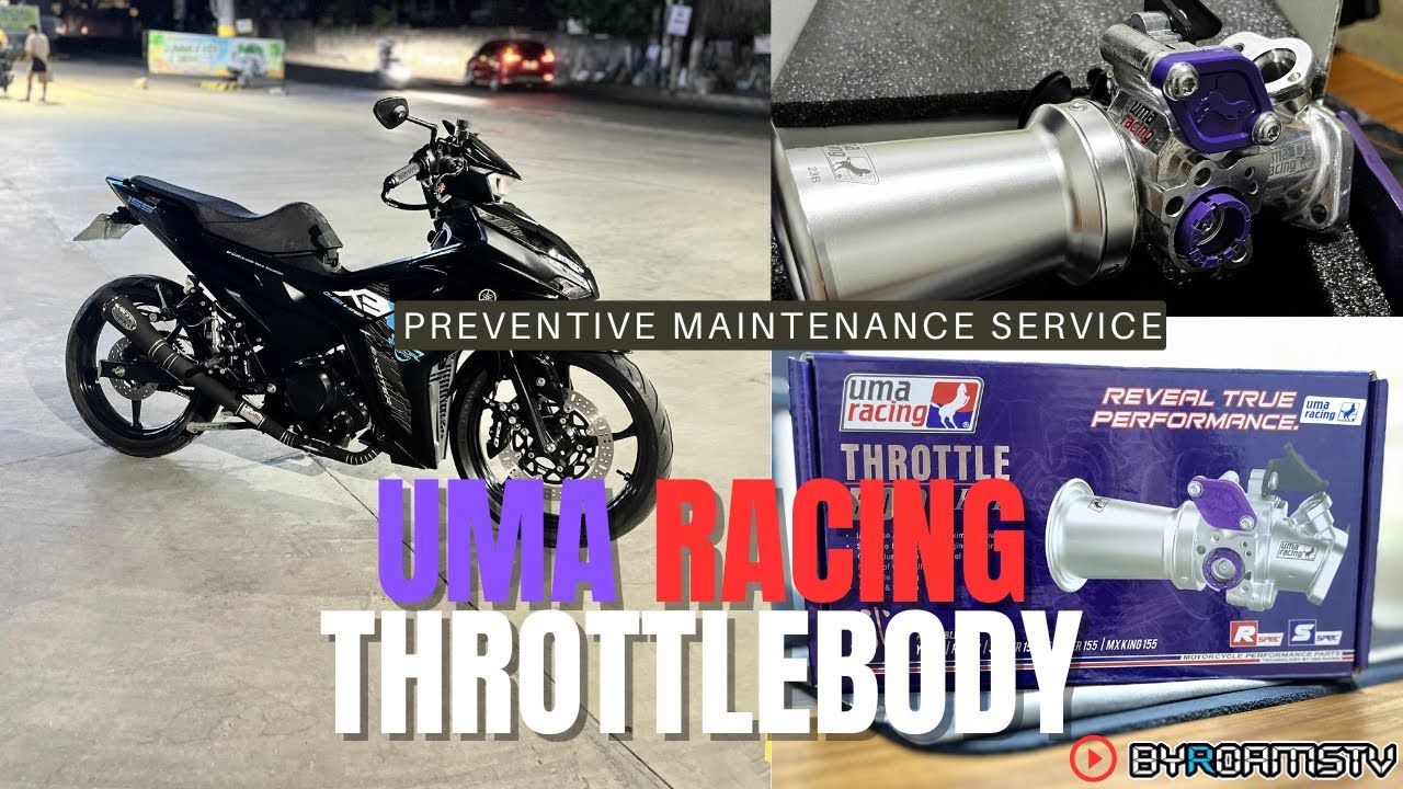 Sniper 155R - Installation of UMA THROTTLEBODY 34mm and PMS | Y16ZR - YouTube