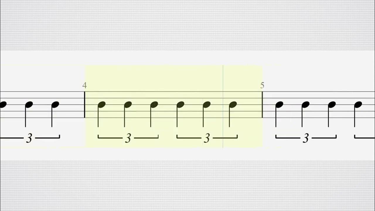 Quarter Note Triplet Rhythm Practice - YouTube