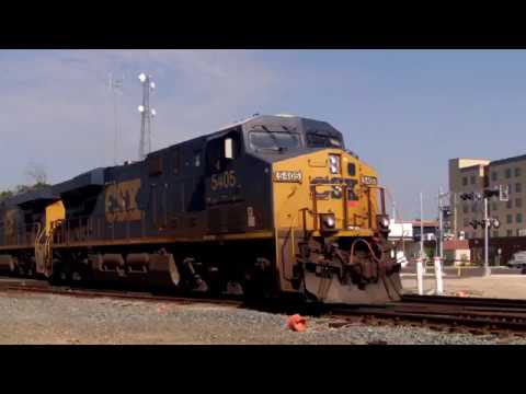 CSX Q008 @ MUNCIE, IN 7 10 18 CSX 5405 CSX 5376 - YouTube