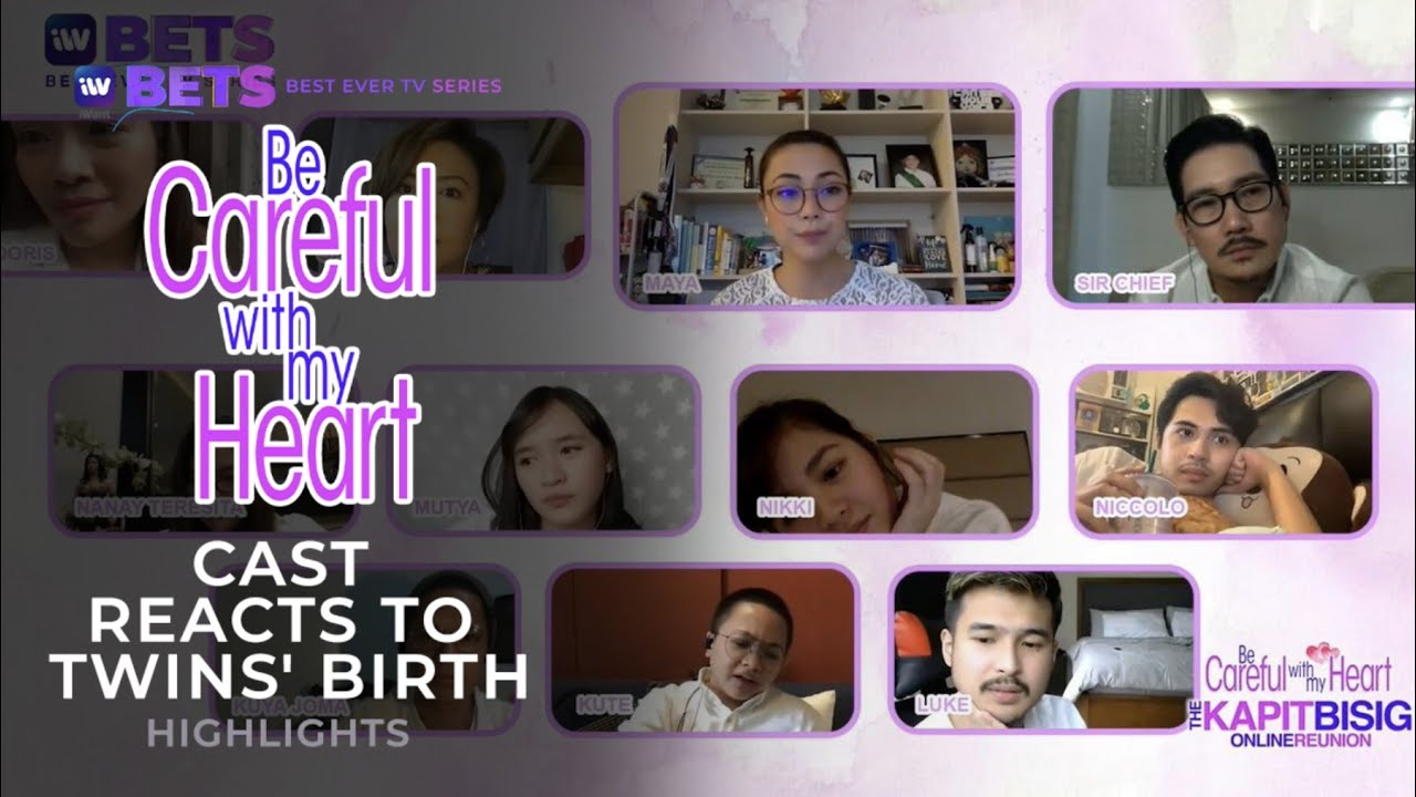 Be Careful With My Heart Cast Reacts to Twins' Birth | The Kapit-Bisig ...