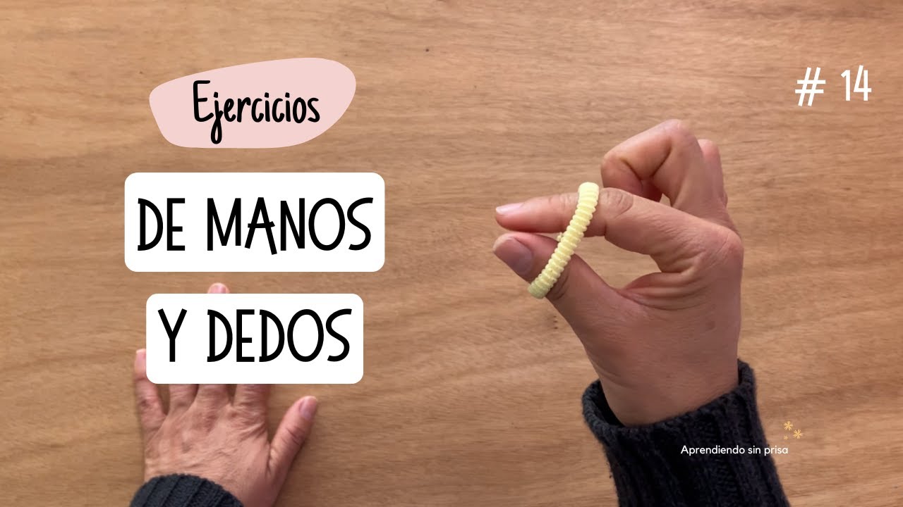 Ejercicios de manos y dedos para niños #14. Ejercicios con ligas de ...