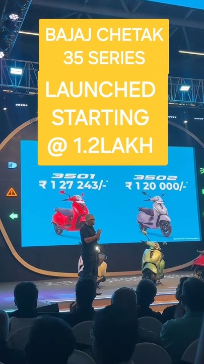Chetak 35 Series Launched at ₹1.20 Lakh!🔥 153km Range & Stunning Features! #bajajchetak #bajaj # ...