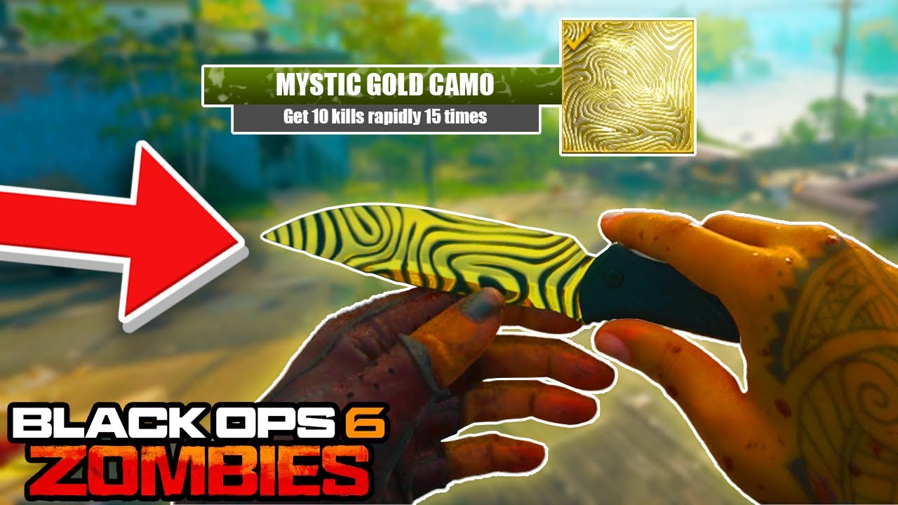 The MYSTIC GOLD Knife is EASY in Black Ops 6 Zombies! - YouTube