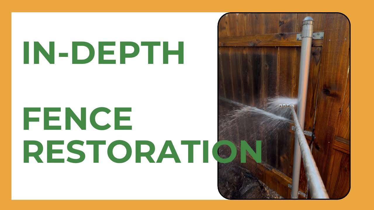 How To: Fence Restoration - YouTube