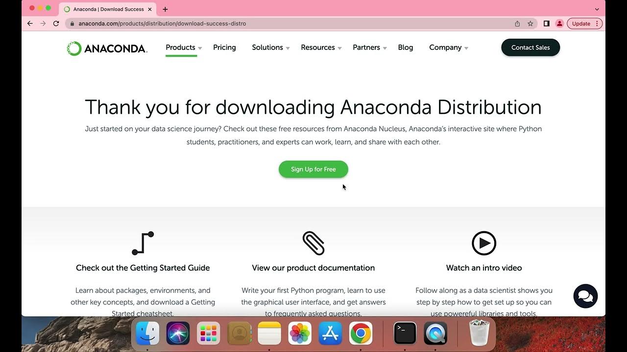 Fall2022: Python3 (anaconda) installation on MAC - YouTube