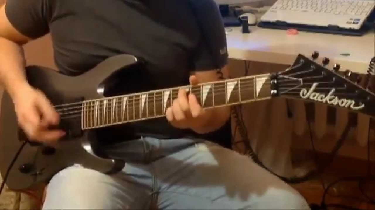 Fallin' - Live Play on Jackson Slat 3-7 Soloist Archtop 7 String - YouTube