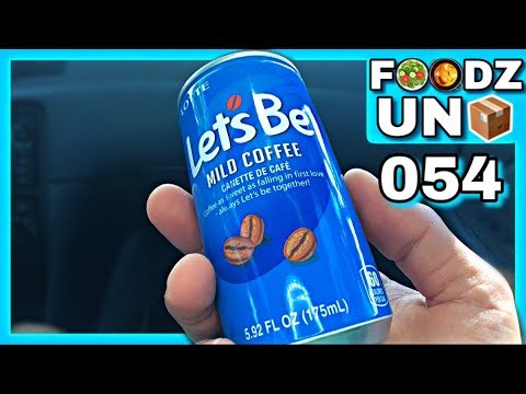 Lotte Let's Be Mild Coffee - Foodz Unbox 054 - YouTube
