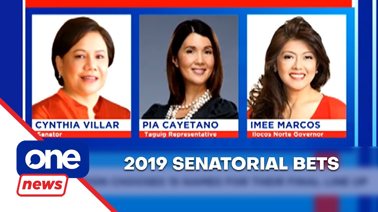 2019 Senatorial bets - YouTube