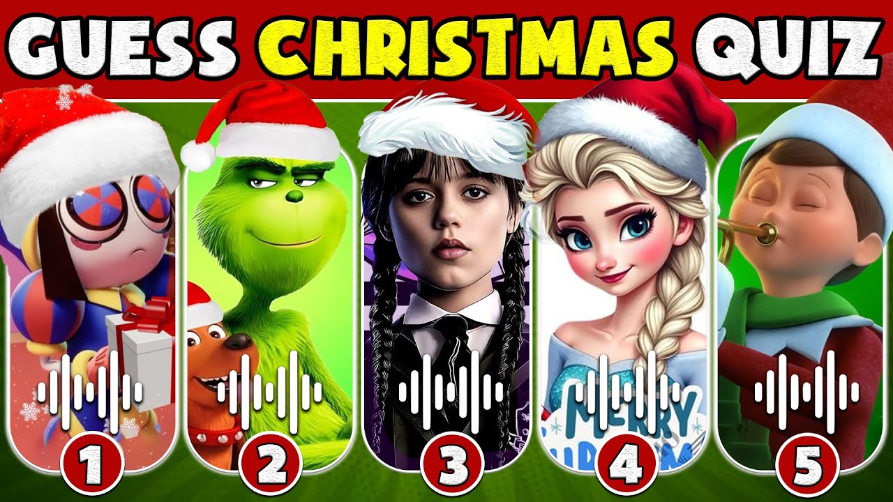 🎄Guess Who's Dancing -Christmas Edition |Guess 60 Festive Characters ...