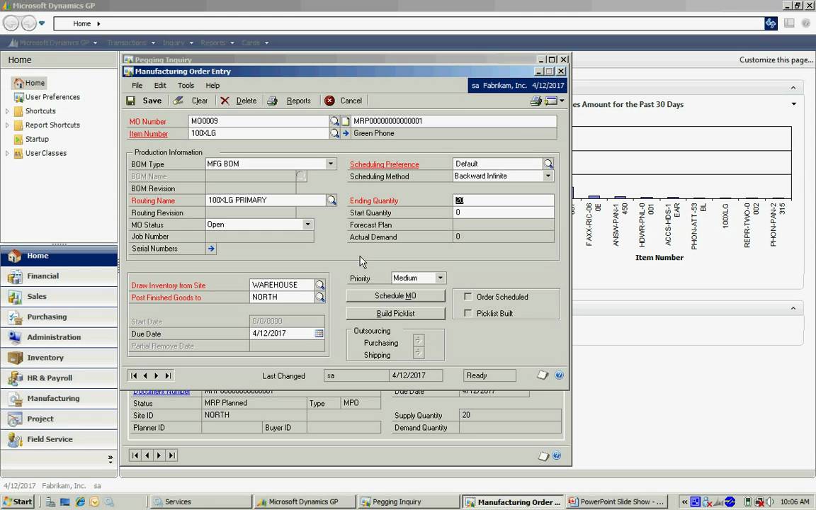 Multiple Site MRP Calculations in Dynamics GP - YouTube