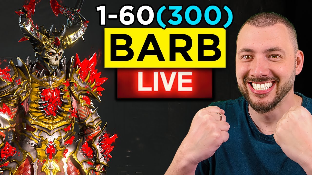 Season 9 Barbarian Speedrun - Lunging Strike Mountain God - Diablo 4 ...