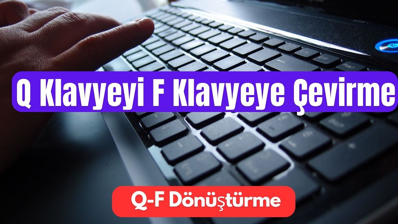 Windows 10 Q Klavyeyi F Yapma (Klavye Dili Değiştirme) - YouTube