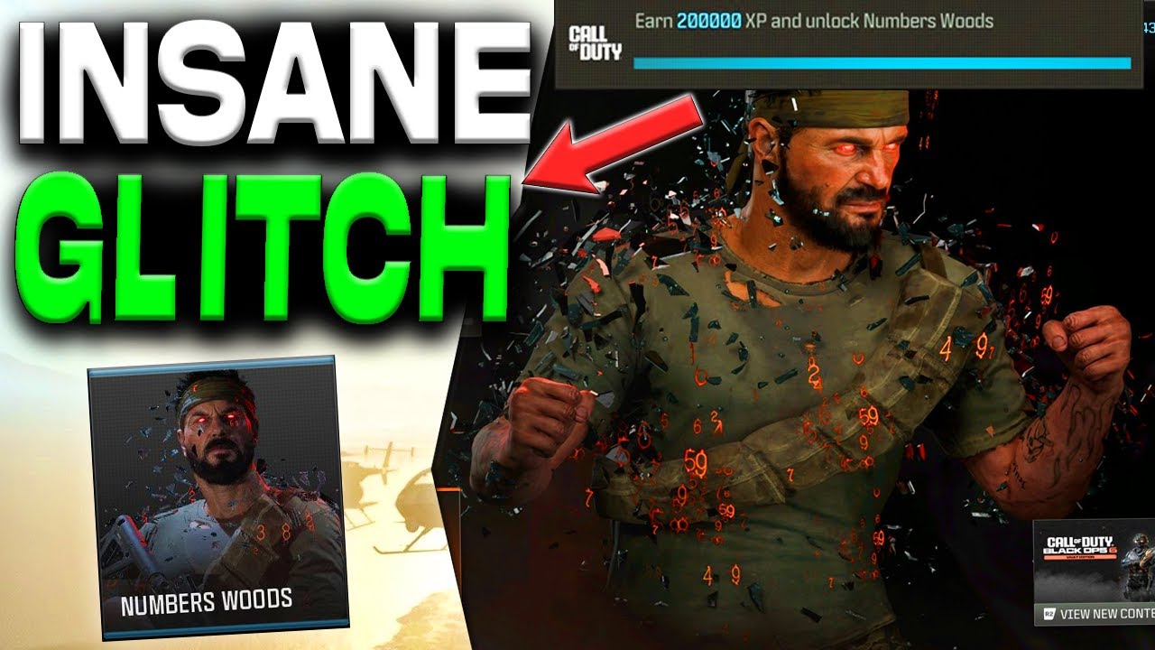 NUMBERS WOODS SKIN UNLOCK GLITCH / METHODS IN MW3 WARZONE! BEST ...