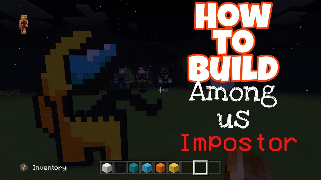 HOW TO BUILD AMONG US IMPOSTER (Minecraft) - YouTube