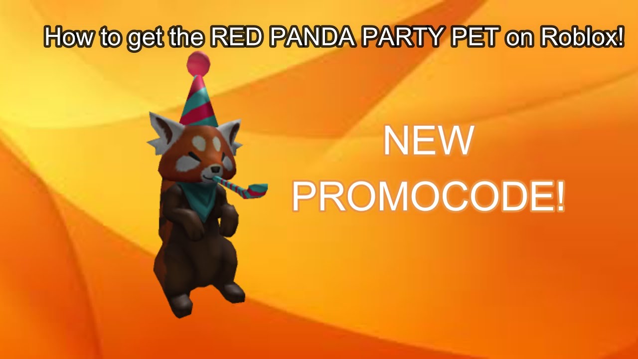 How to get the RED PANDA PET on Roblox! - YouTube