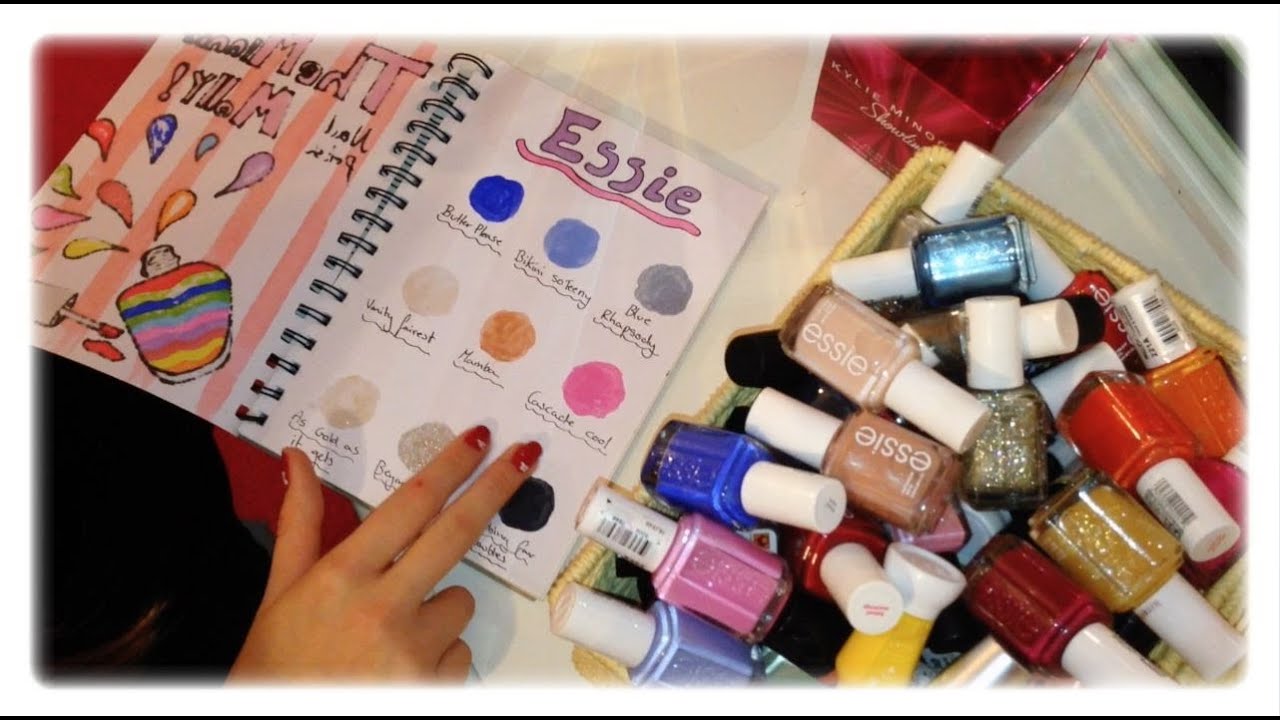 DIY Nail Polish Swatch Book YouTube diy-nail-polish-swatch-book-youtube