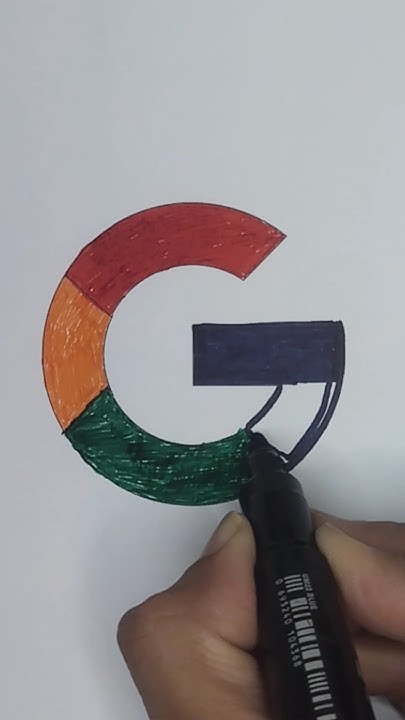 How to make Google logo | How to draw Google logo - YouTube