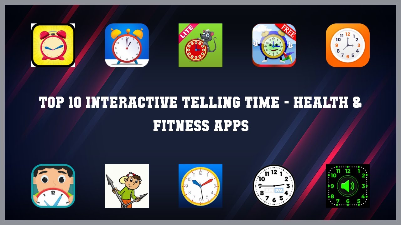 Top 10 Interactive Telling Time Android Apps - YouTube