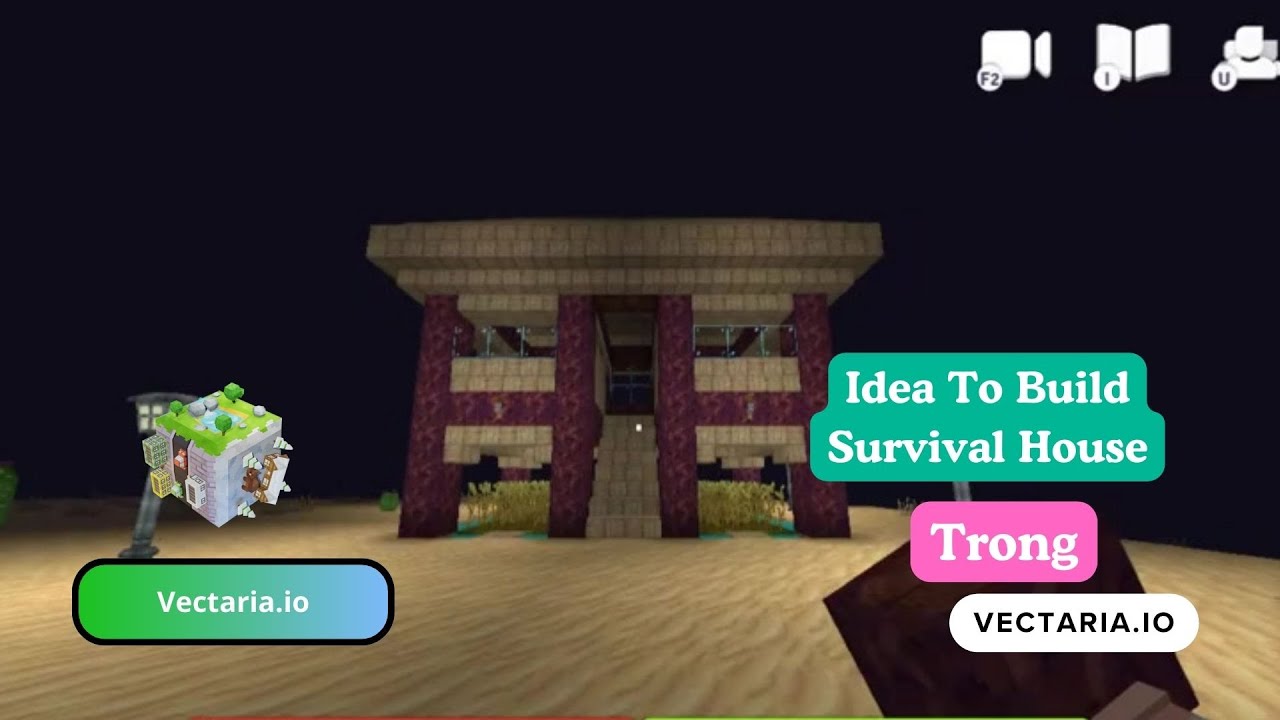 [Vectaria.io] Idea To Build Survival House In Vectaria #minecraft # ...
