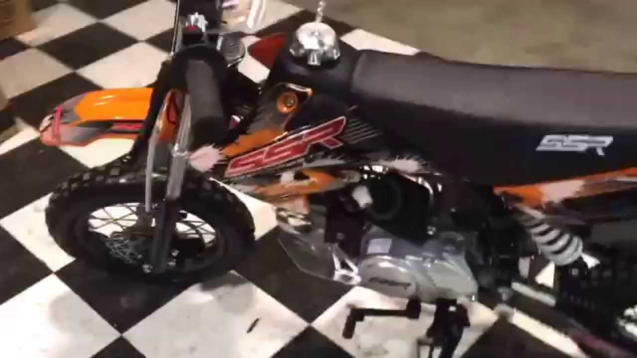 2015 SSR SR110DX Dirt Bike/Pit Bike-eastcentralsports.com - YouTube