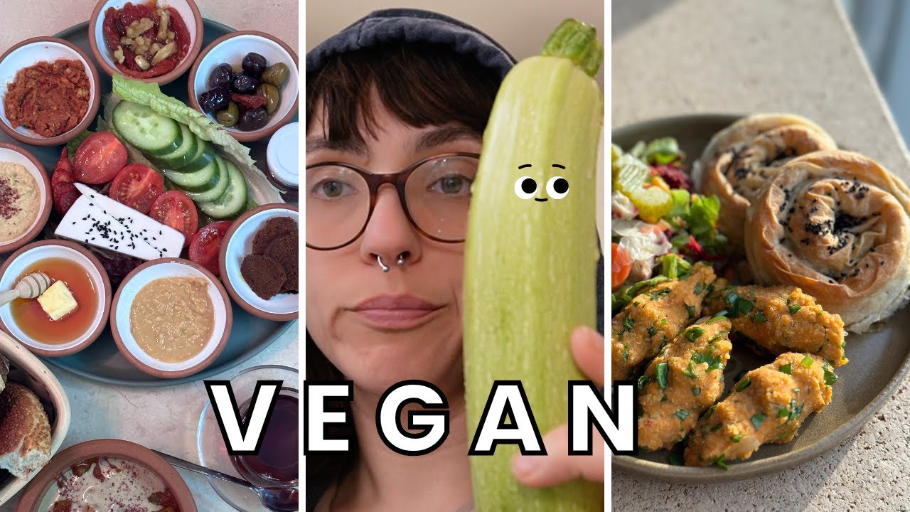 1 haftada neler yedim? (Vegan 🌱) || Bir sürü tarif verdiğim bir video 🙂 ...