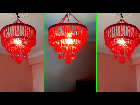 How to Make a Unique Jhumar/Chandelier Using Crystal Beads - Step-by-Step
