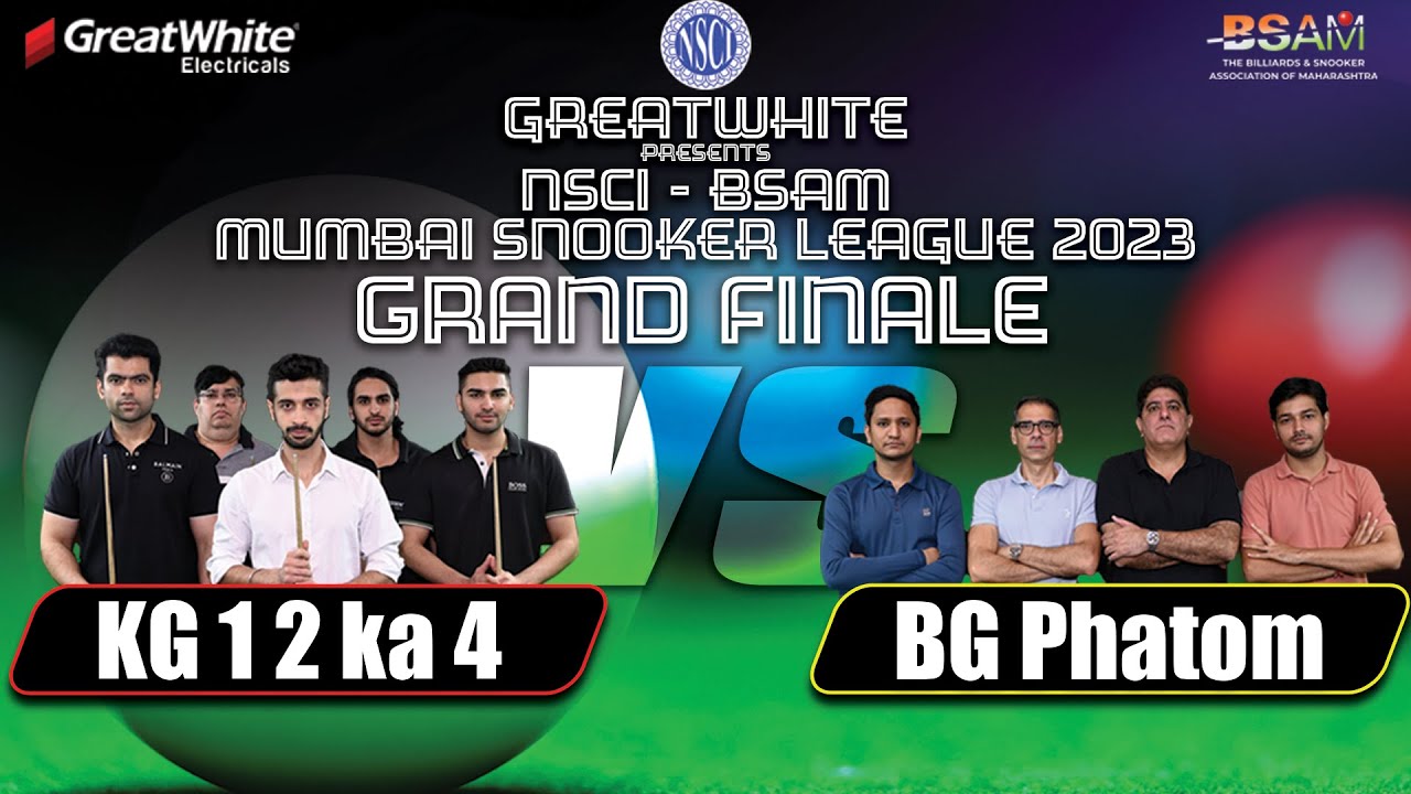 NSCI BSAM MUMBAI SNOOKER LEAGUE 2023 - YouTube