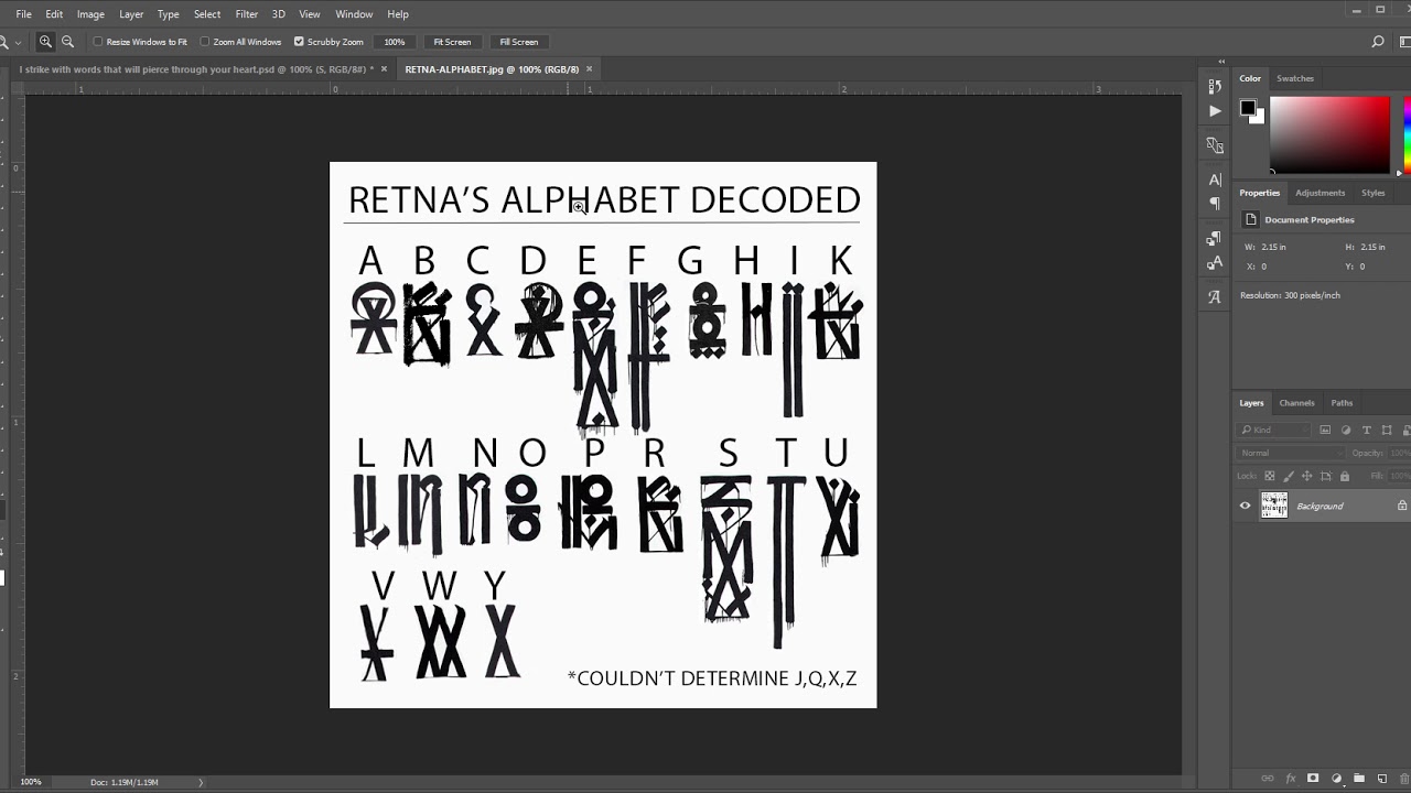 Reading RETNA's alphabet | RETNA Script Decoded - YouTube