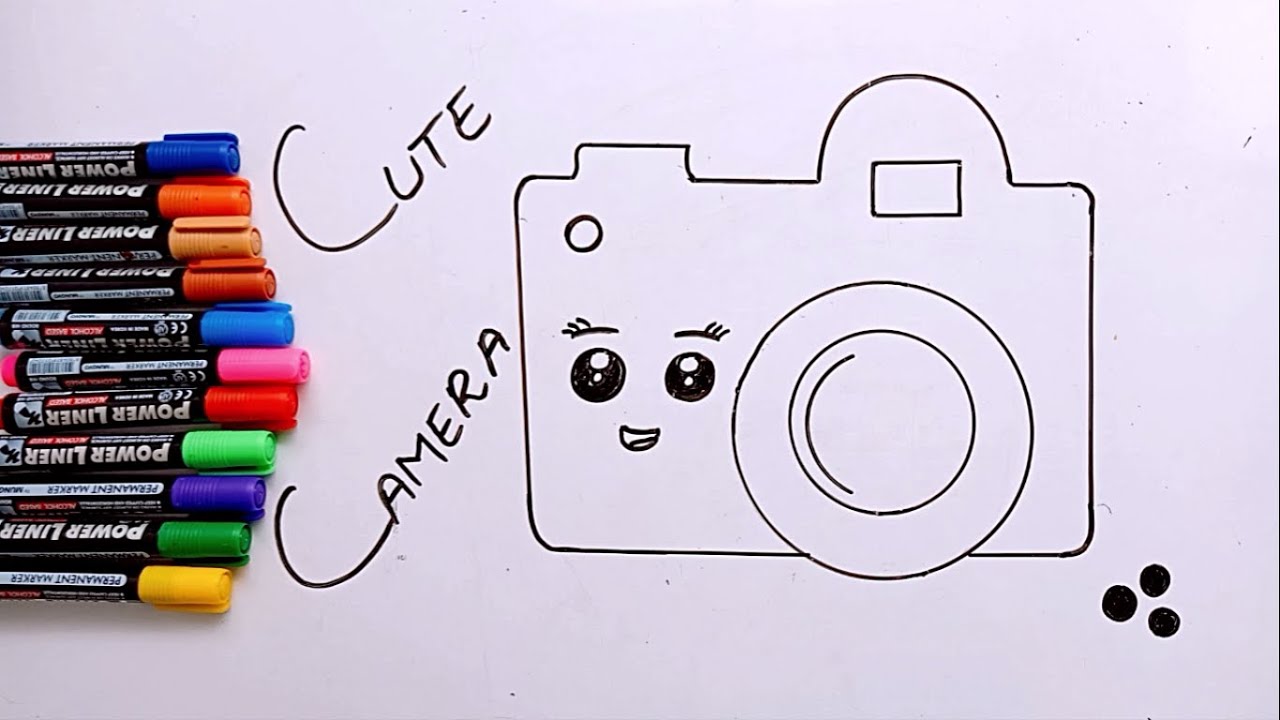 How to Draw Camera Easy |Drawing for Children | Pic Draw For Kids - YouTube
