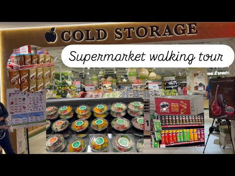 Singapore Supermarket Walking Tour | Cold Storage supermarket | Supermarket prices in Singapore