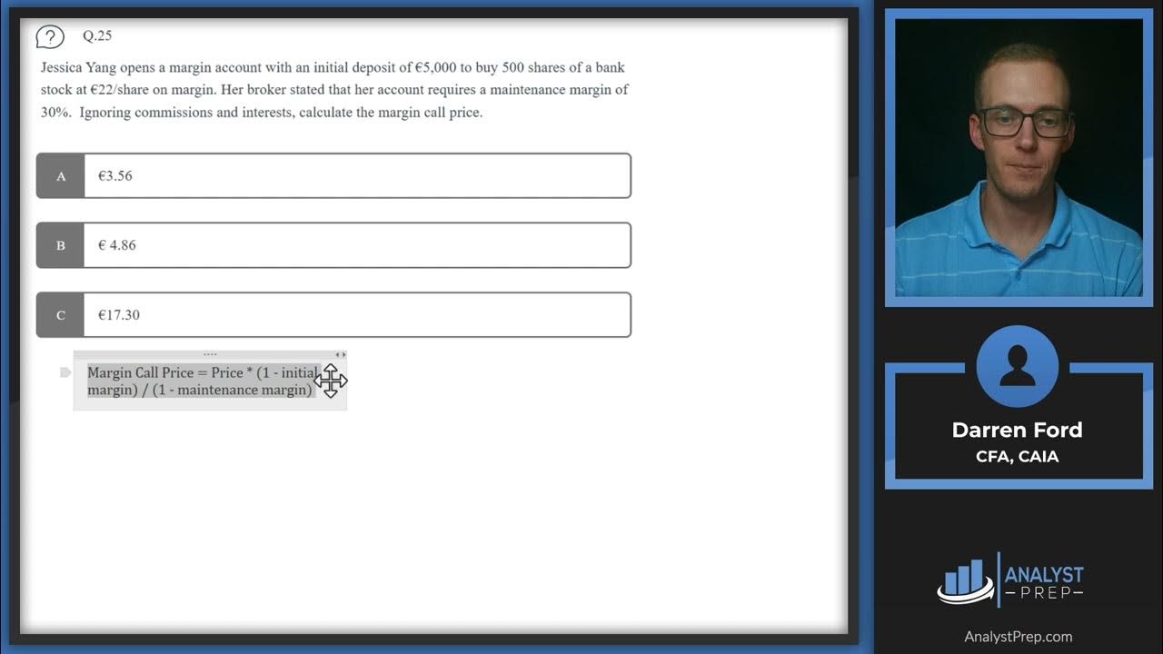 Mock Exam #2B – Question 21-30 | CFA® Level I Exam Preparation ...