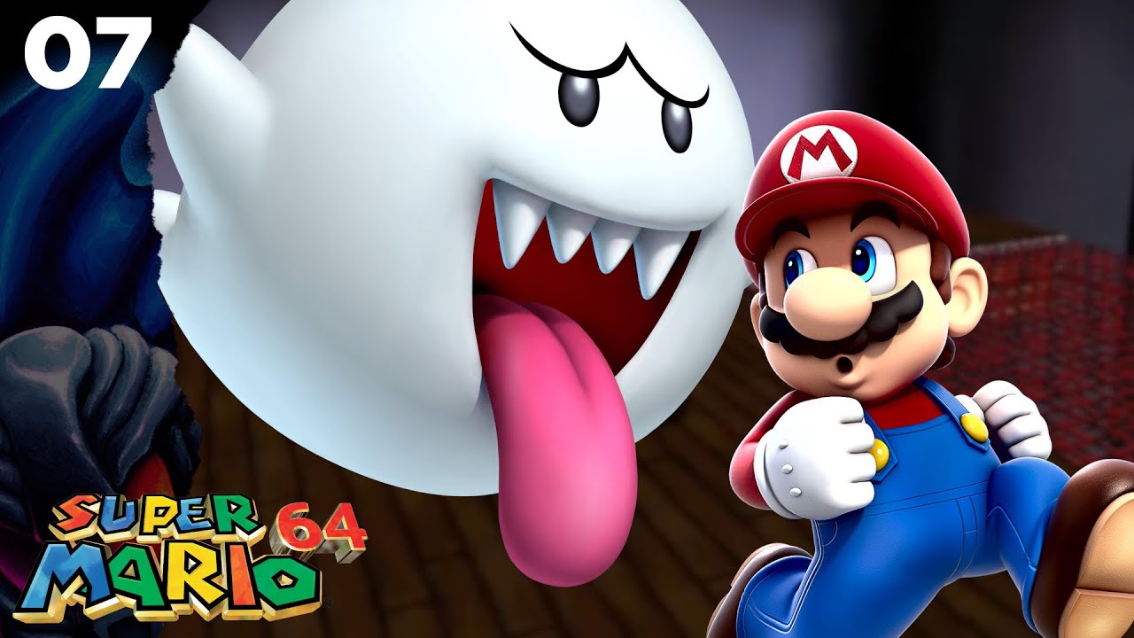 Spooky Scary Boo House - Super Mario 64 Ep 7 (Nintendo 64) - YouTube
