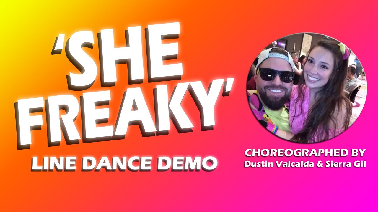 She Freaky - Line Dance Demo - YouTube