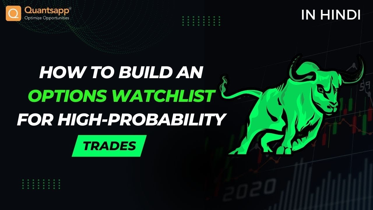 How to Build an Options Watchlist for High-Probability Trades - YouTube