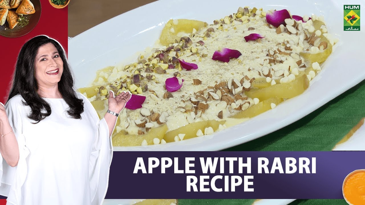 Apples With Rabri Recipe - Food Diaries - Zarnak Sidhwa - Masala Tv ...
