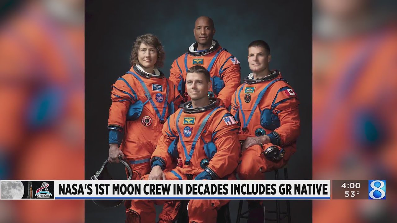 NASA’s 1st moon crew in 50 years includes GR native - YouTube