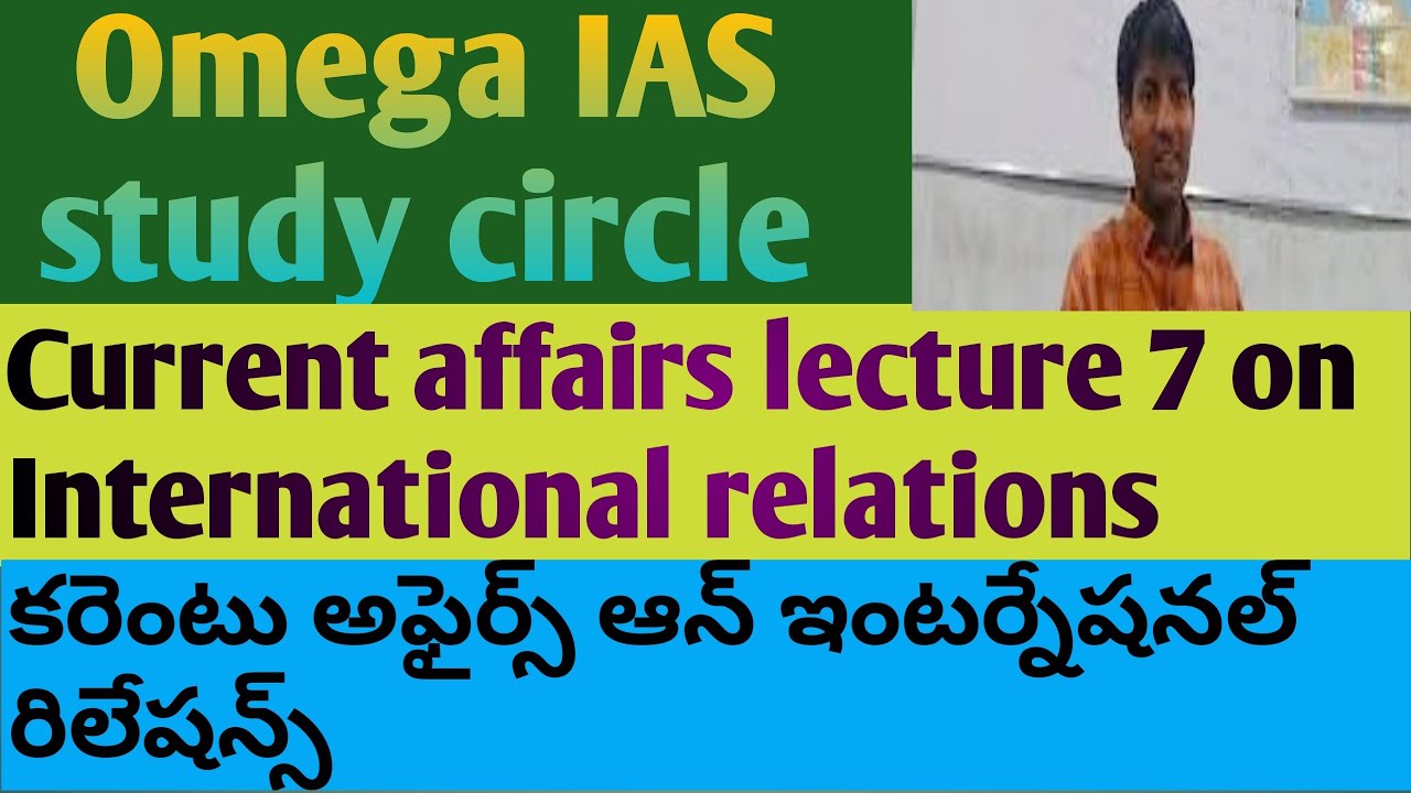Current affairs on international relations - YouTube
