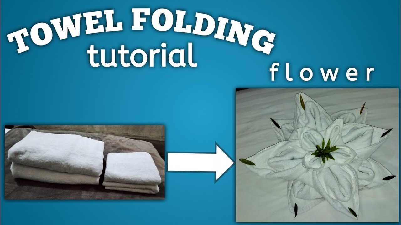 How to make towel flower 🌺 #origami #origamitutorial #towelfolding # ...