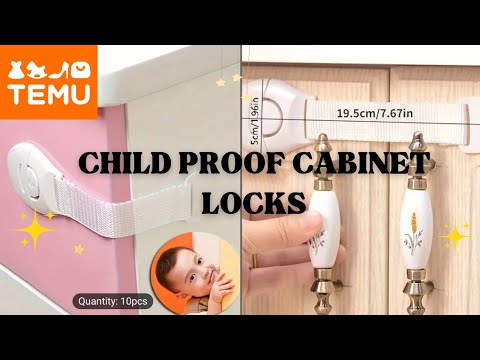 "Best Child Proof Drawer Locks! Keep Your Little One Safe & Secure ...
