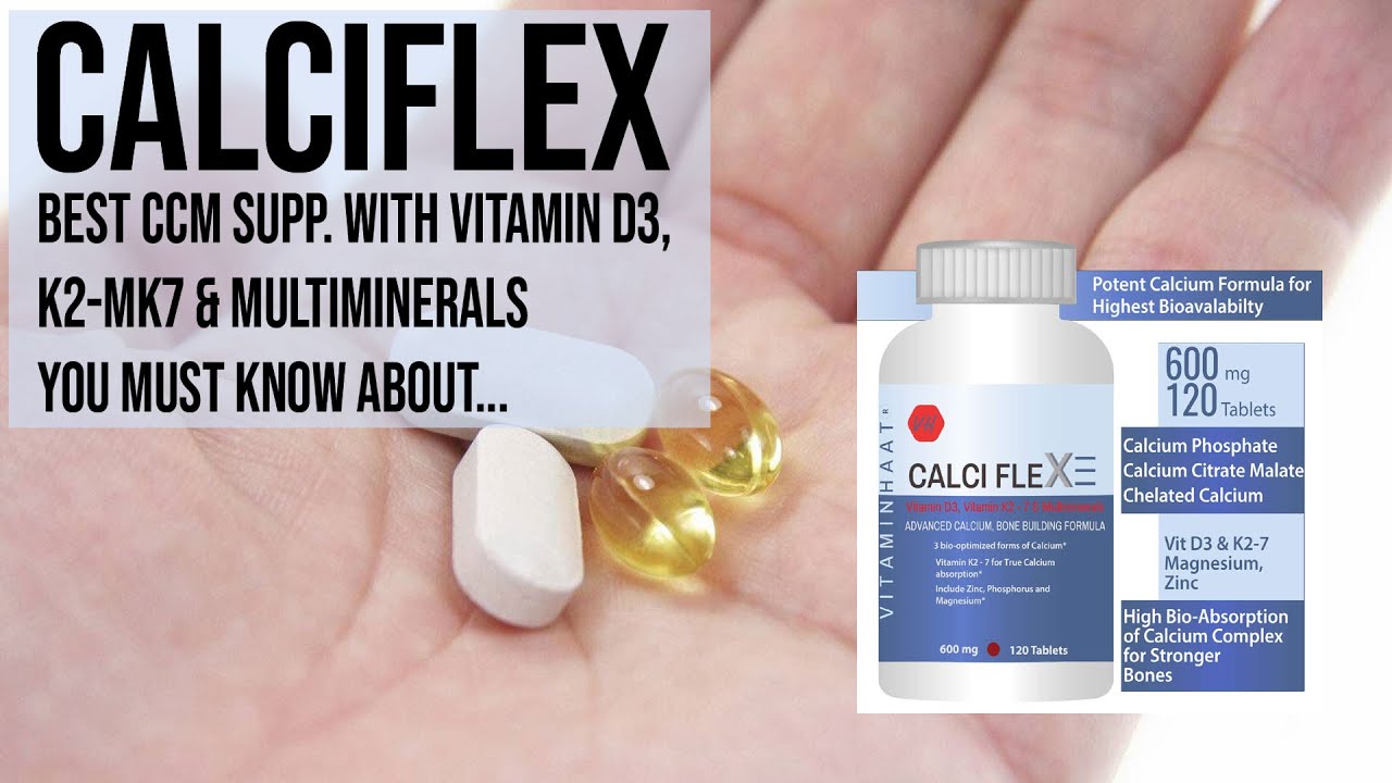 Best CCM Supplement with Vitamin D3, K2 MK7 & multiminerals for men and ...